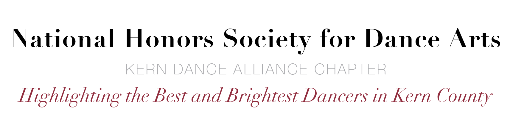 NHSDA – Kern Dance Alliance